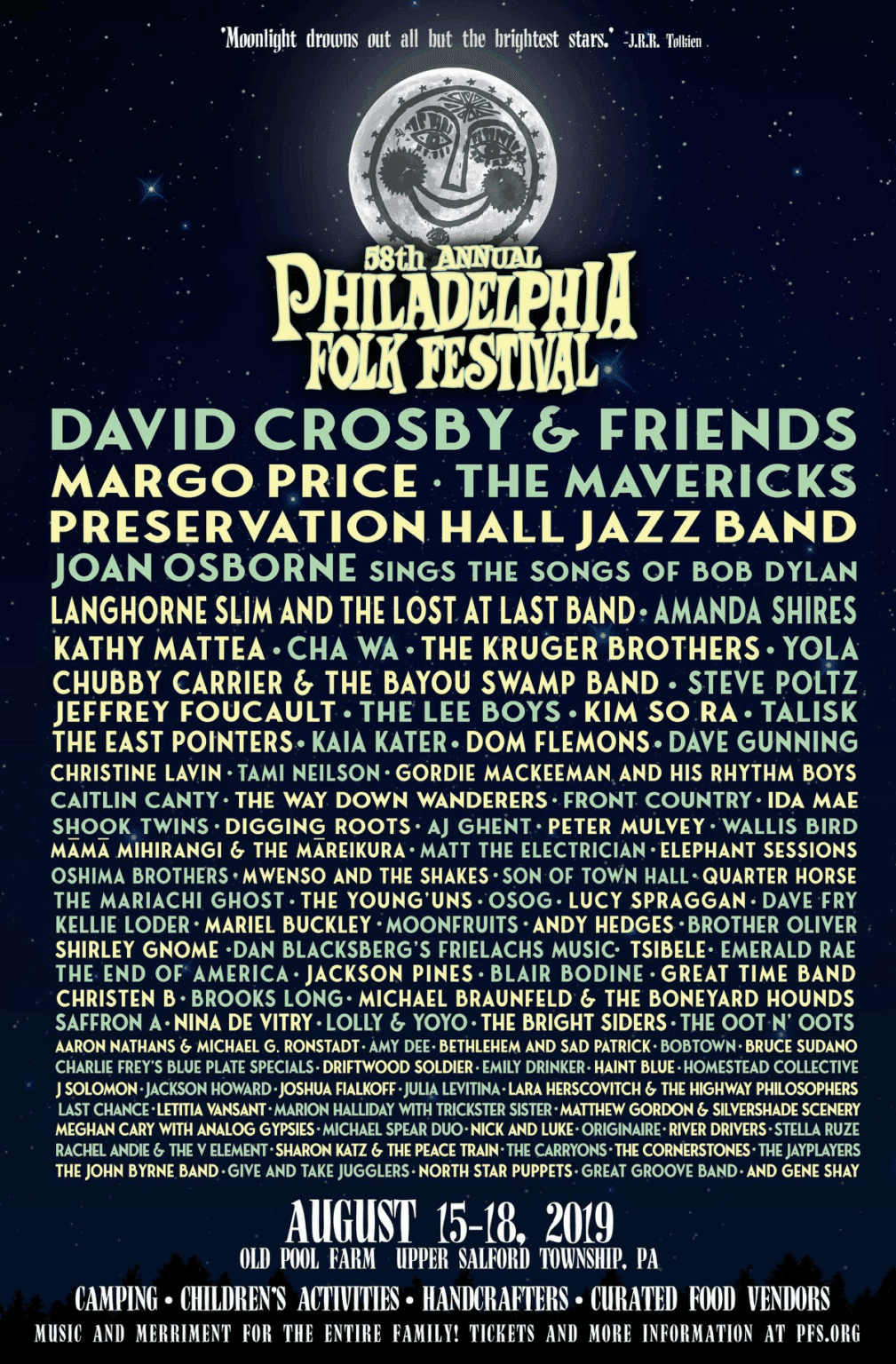 Previous Lineups - Philadelphia Folk Festival